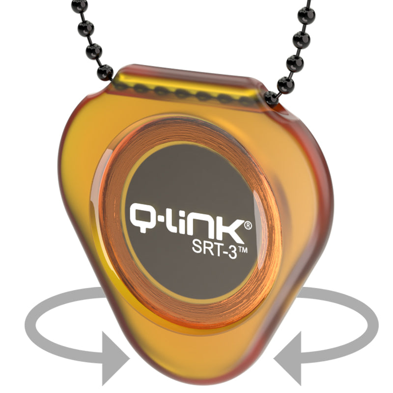 Q-Link Acrylic SRT-3 Pendant (Translucent Astral Amber) - Q-Link Products